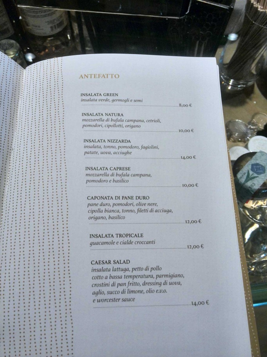 Il menu e i prezzi del nuovo bistrot di Cannavacciuolo