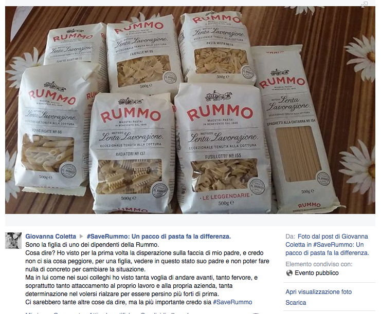 Le foto per aiutare il pastificio Rummo sommerso dall'alluvione