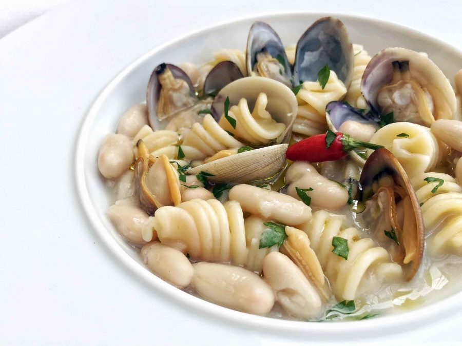 Ricetta. Pasta, fagioli e vongole è perfetta con i fusilli