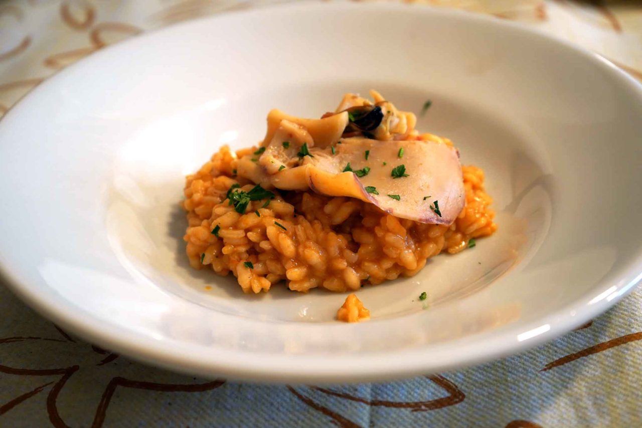 Risotto alla pescatora, la ricetta scientifica