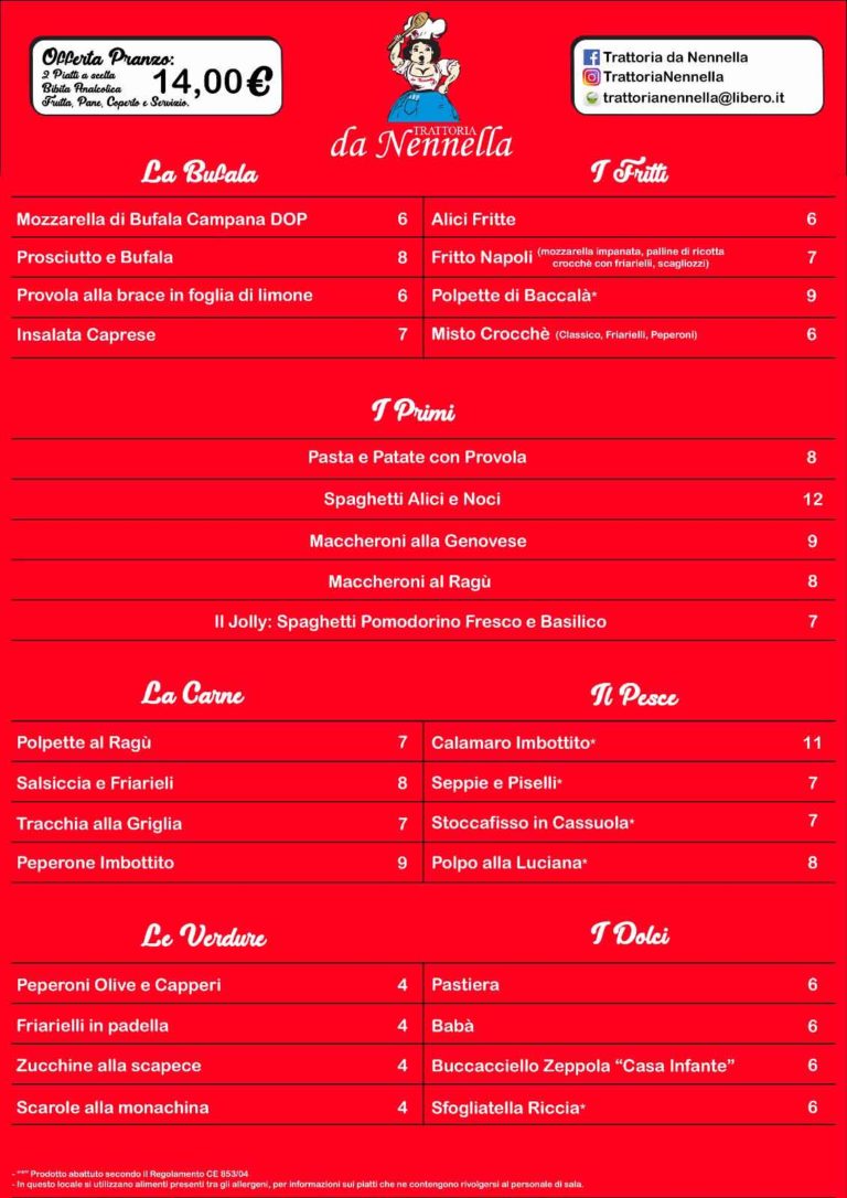 La trattoria Nennella è insuperabile con pasta, patate e provola