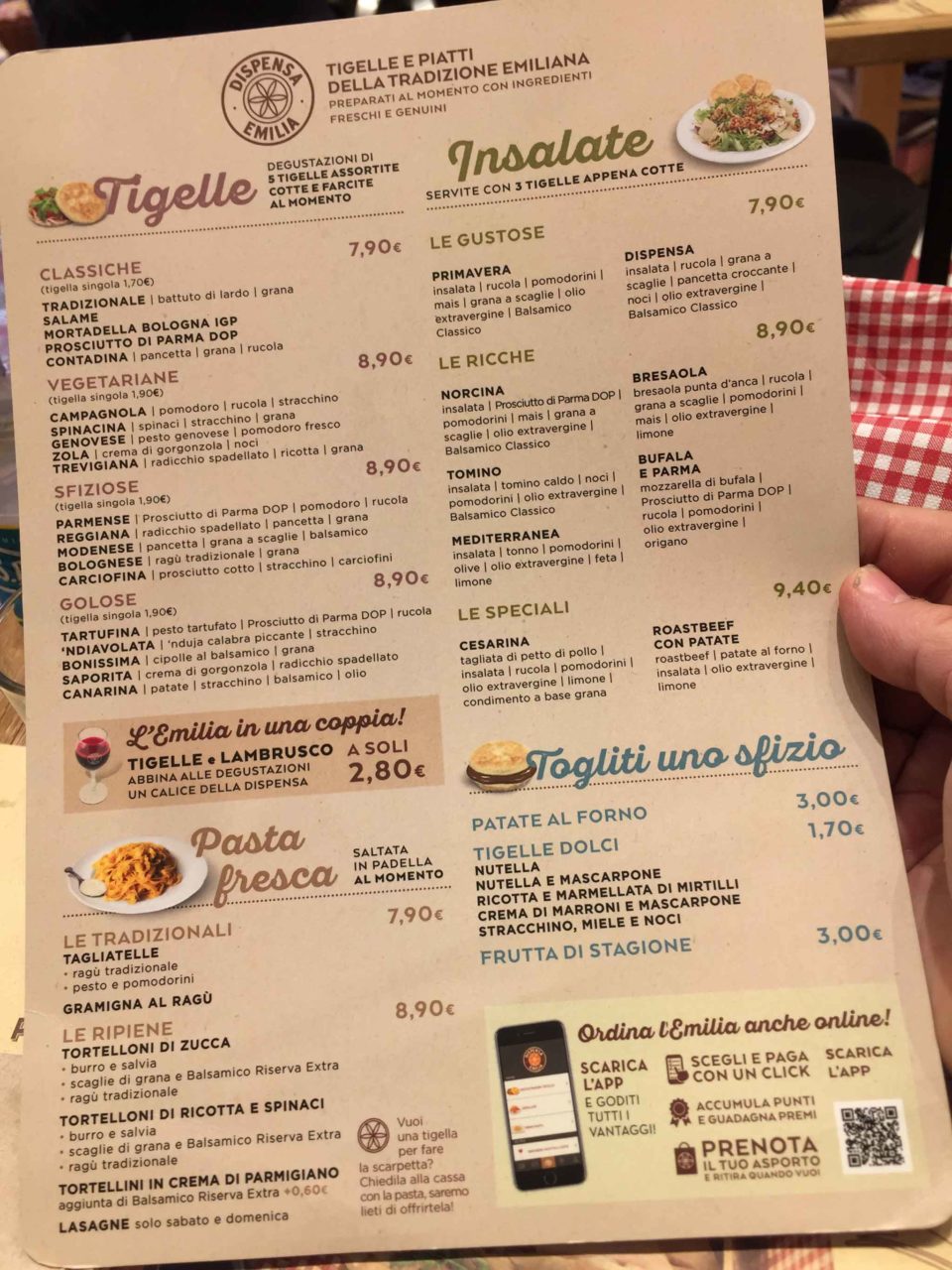 Milano. Mangiare in Stazione Centrale tigelle e tagliatelle da Dispensa ...