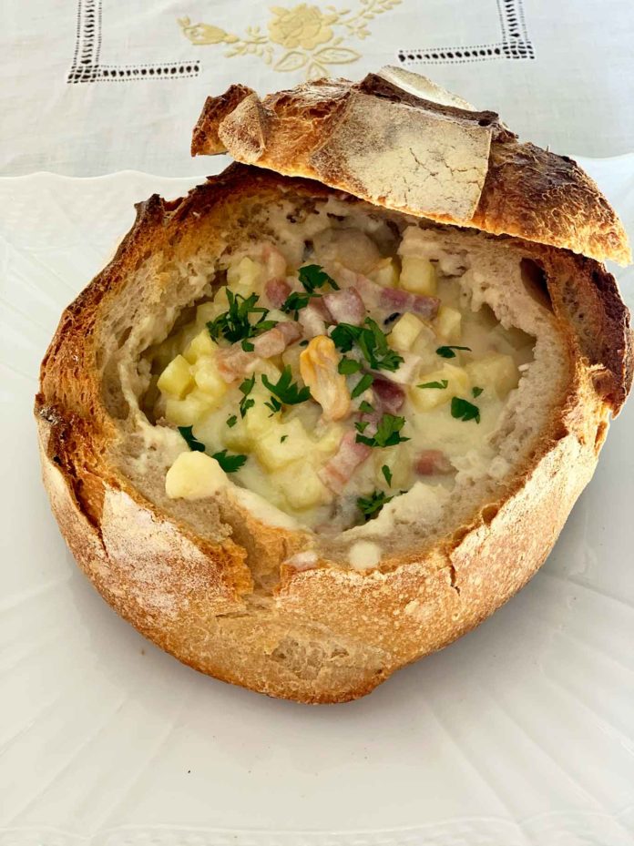 Boston Clam Chowder, ricetta tipica ma insolita per la zuppa di vongole