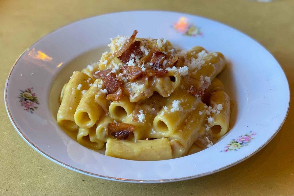 Trecca a Roma: recensione dell'osteria con una amatriciana da favola