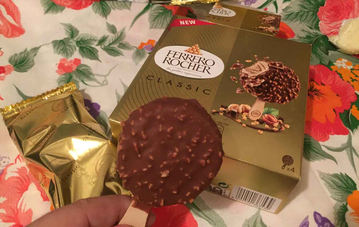 Gelati Ferrero estate 2021. Rocher e Raffaello alla prova di assaggio