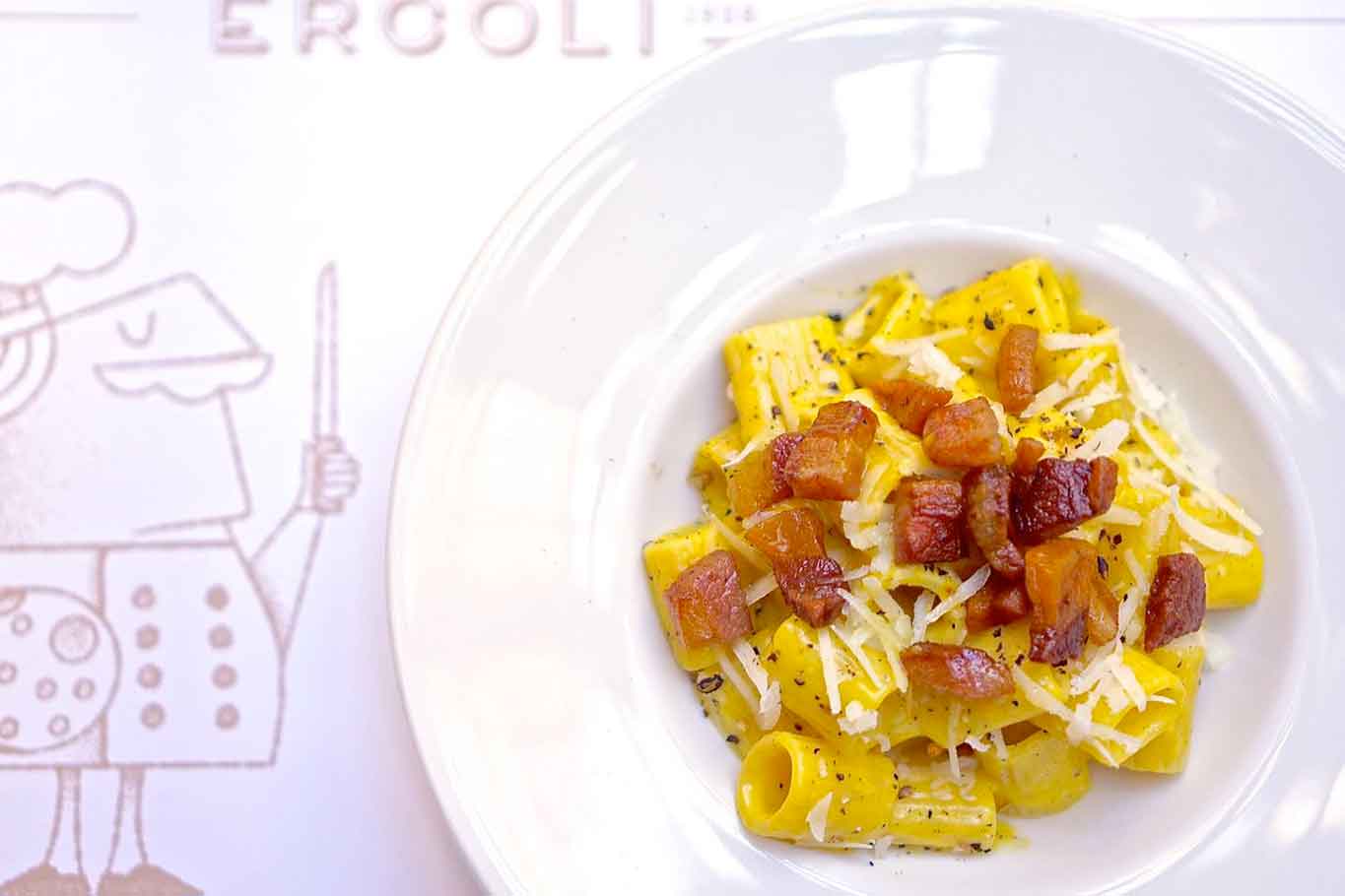 Menu e prezzi del nuovo Ercoli 1928 che a Roma ha aperto a Trastevere