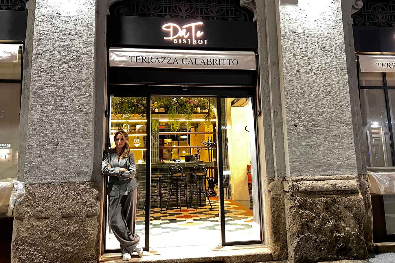 Da te, il nuovo bistrot di Terrazza Calabritto a Milano: menu e prezzi