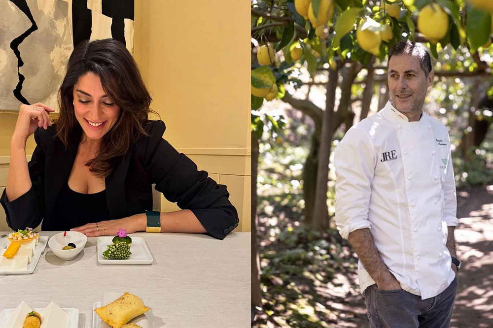 Elisa Isoardi ed Ernesto Iaccarino, foto dell'anno al ristorante