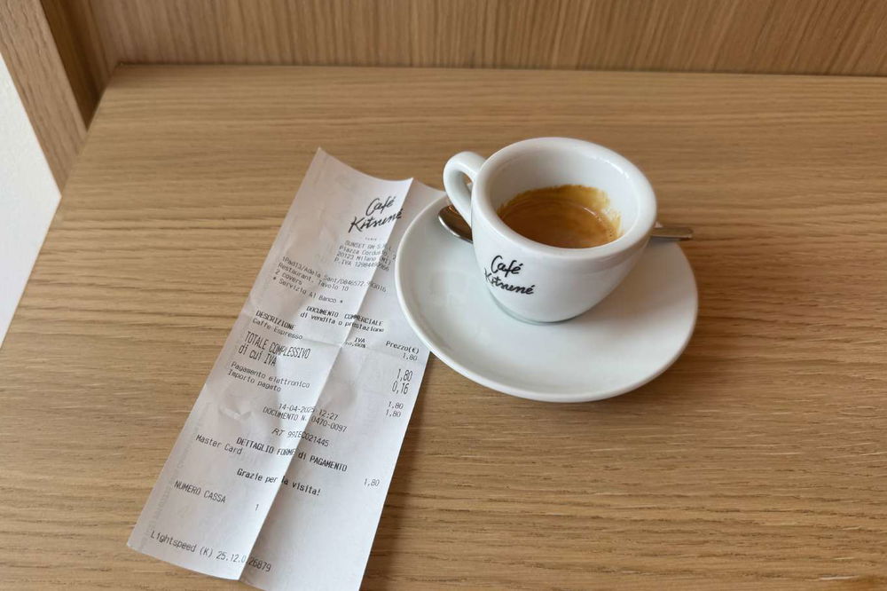 Tutti i prezzi di Café Kitsuné, nuovo specialty coffee a Milano