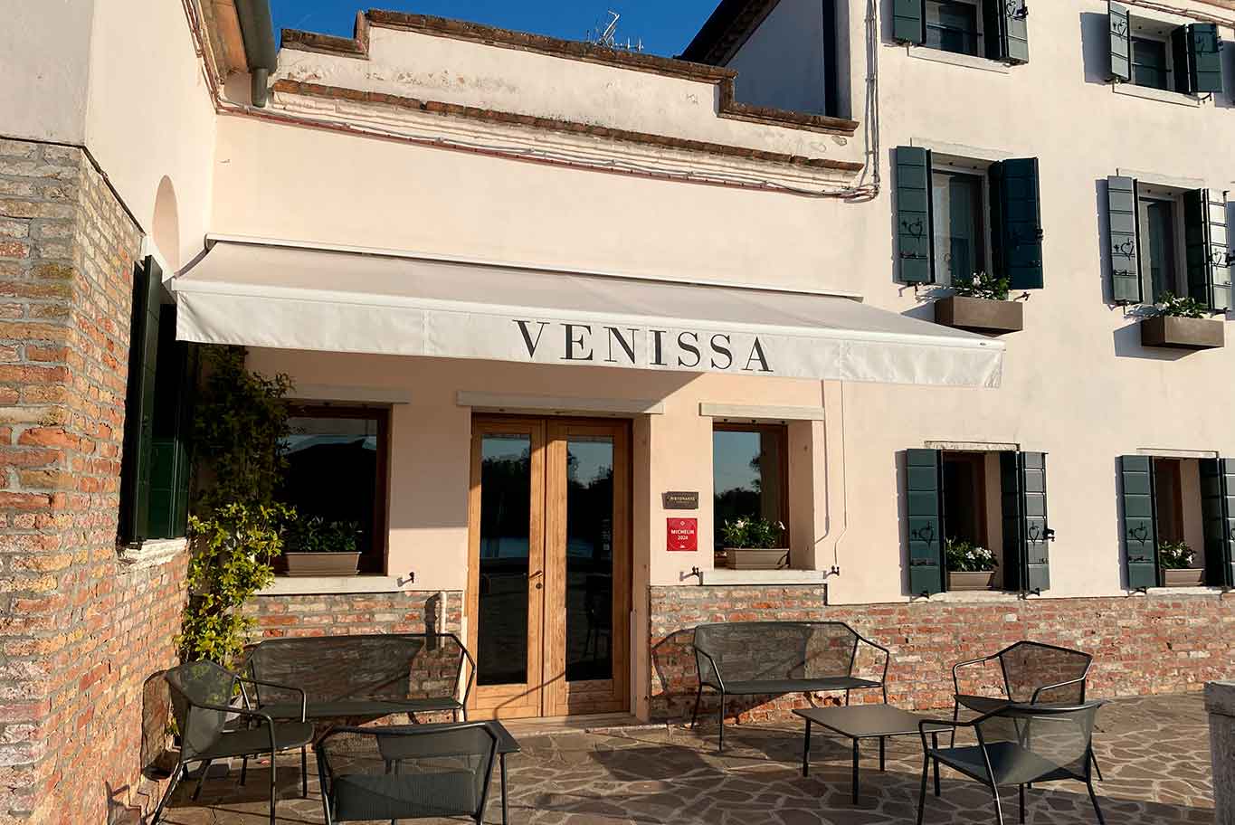 Venissa, ristorante stellato a Venezia che vi serve il granchio blu