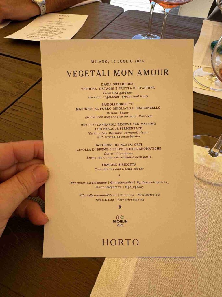Horto a Milano, ristorante doppiamente stellato con Niederkofler
